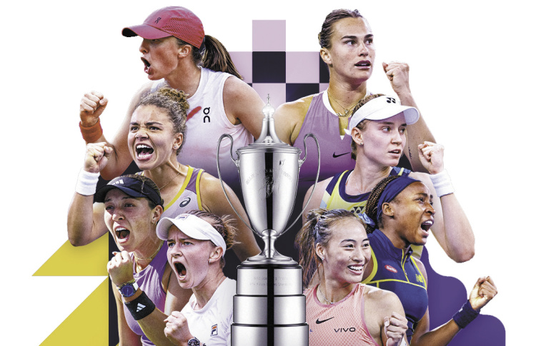 WTA总决赛，郑钦文的对手都有谁？